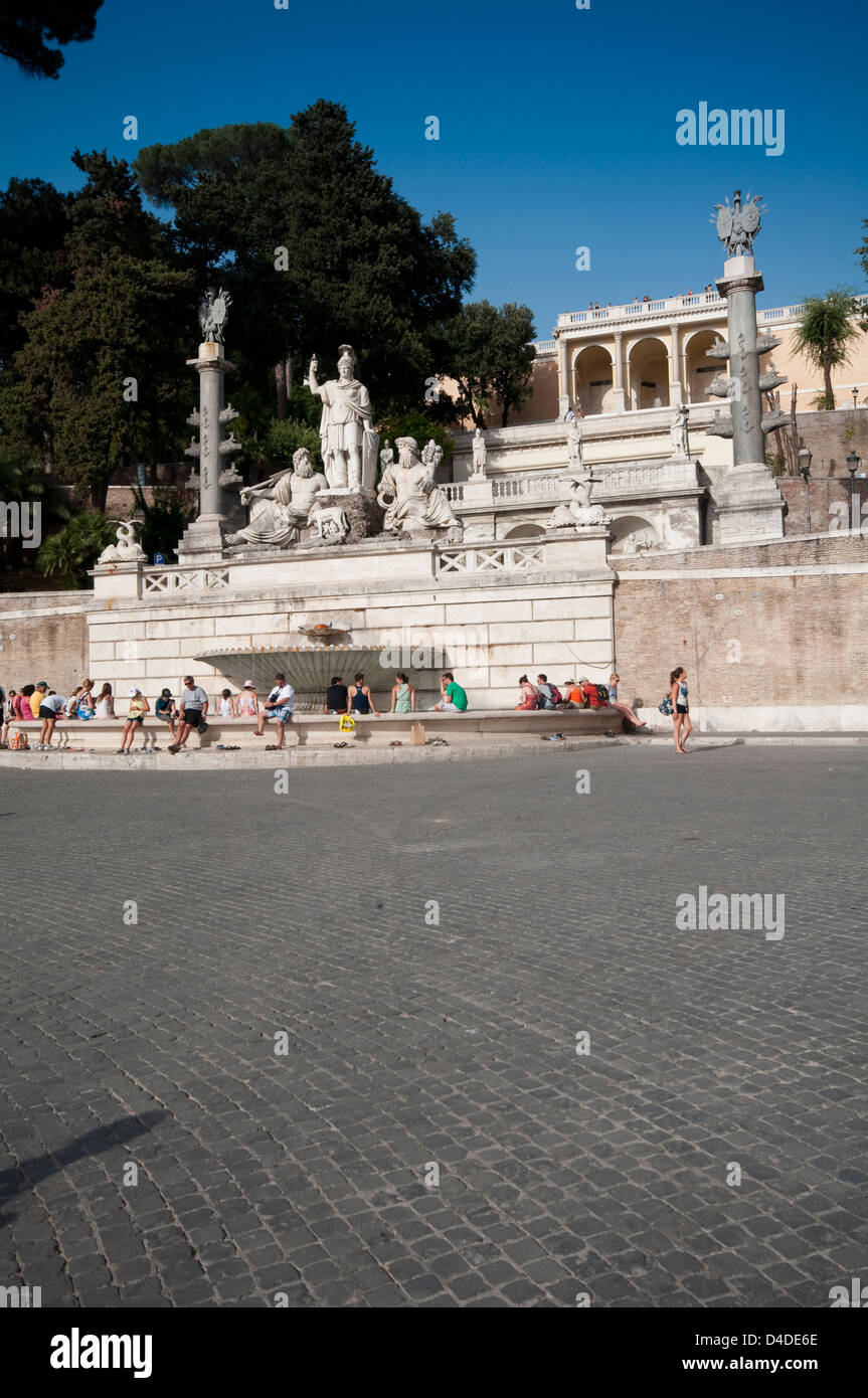 Goddess roma pincio terrace hi-res stock photography and images - Alamy