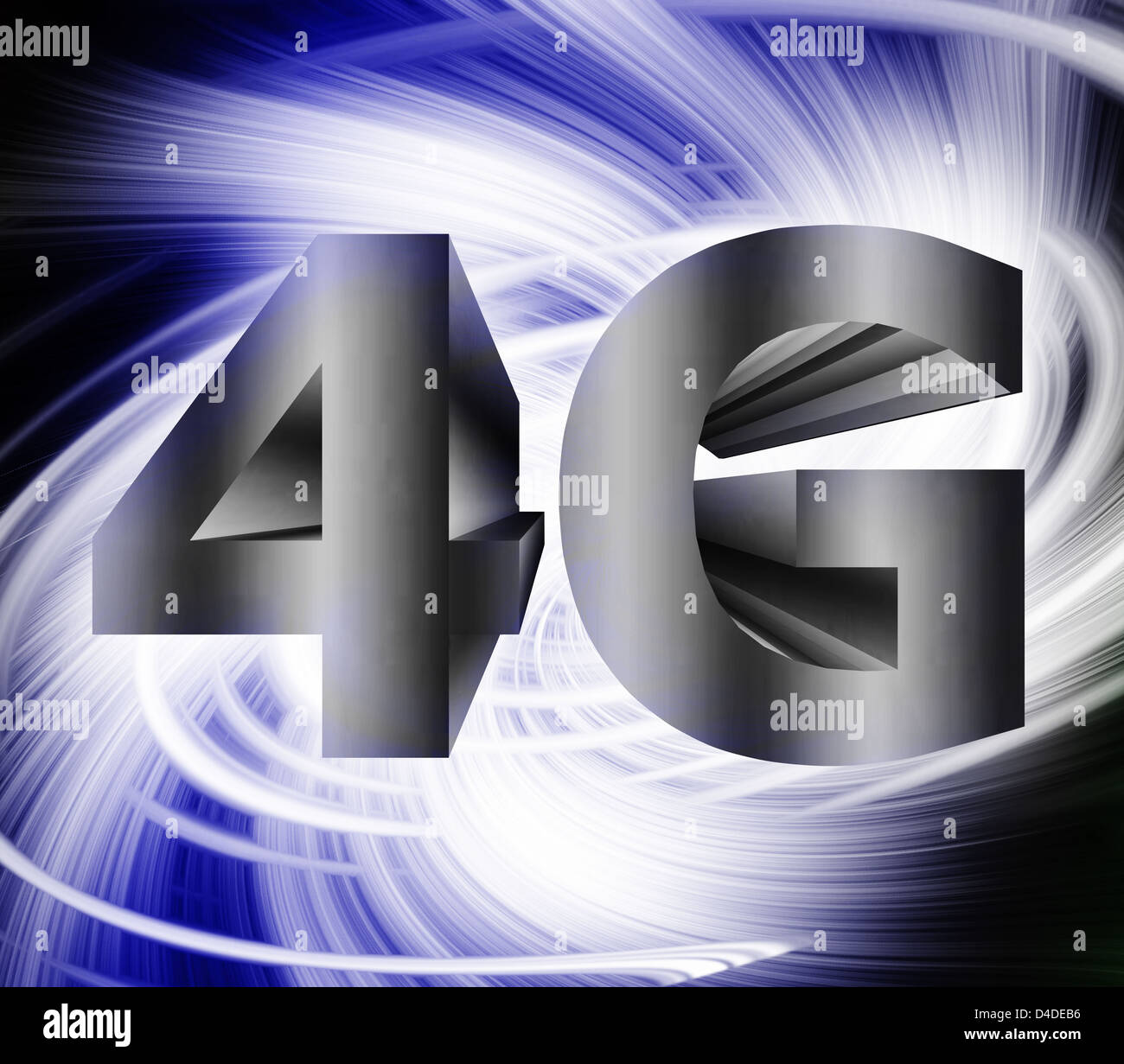 abstract of 4G network symbol Stock Photo - Alamy