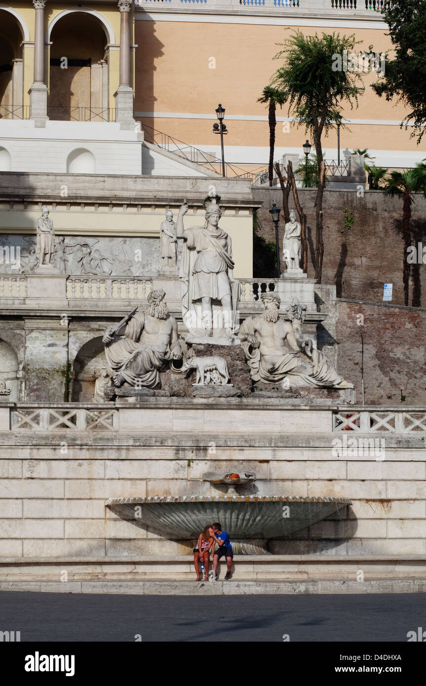 Goddess roma pincio terrace hi-res stock photography and images - Alamy