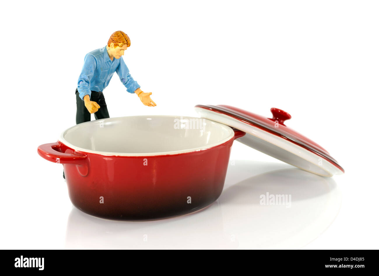 Empty white in red hi-res stock photography and images - Alamy