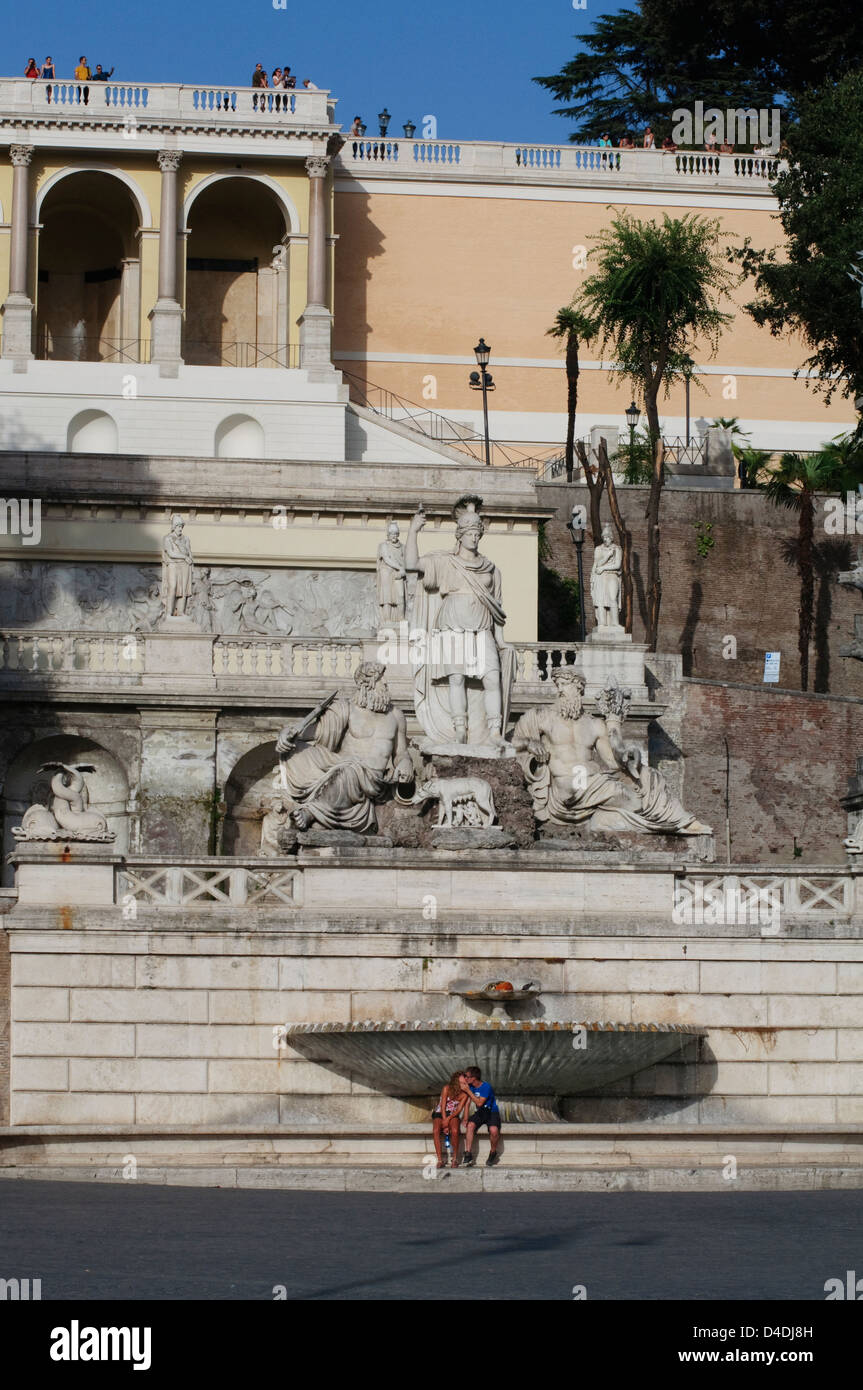 Goddess roma pincio terrace hi-res stock photography and images - Alamy