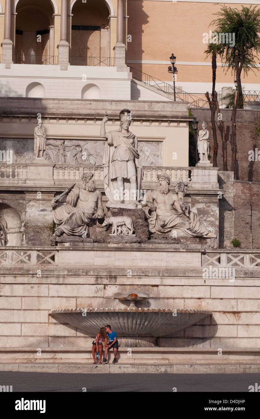 Romantic statue rome hi-res stock photography and images - Alamy