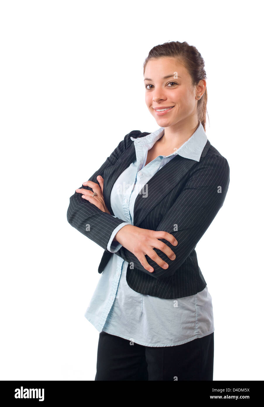 Business woman arms isolated on white Stock Photo - Alamy