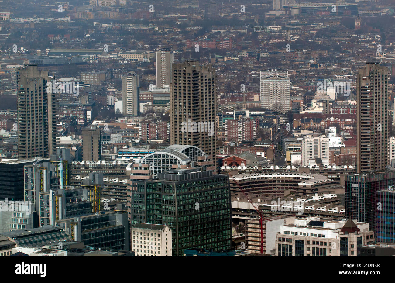 The barbican centre aerial hi-res stock photography and images - Alamy