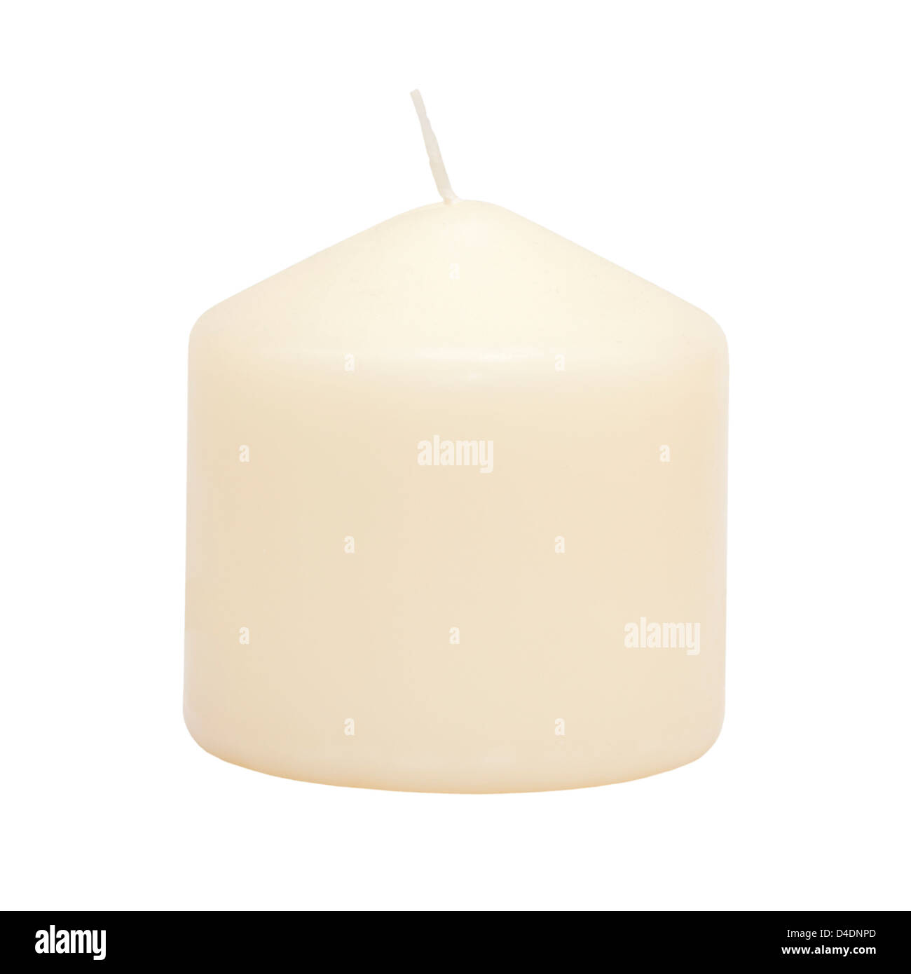 White unlit candle hi-res stock photography and images - Alamy