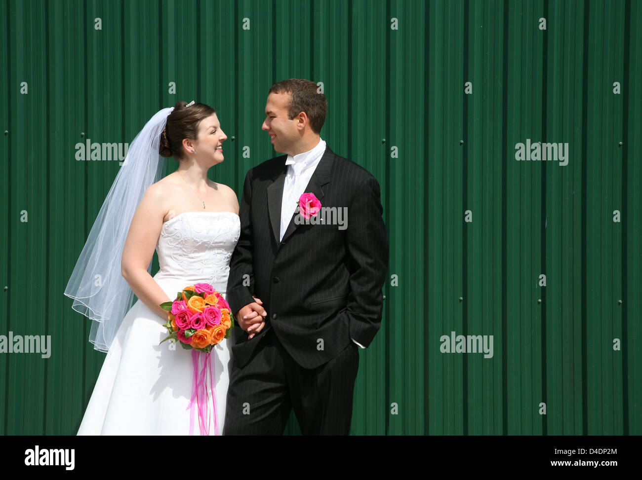Bride and Groom Stock Photo - Alamy