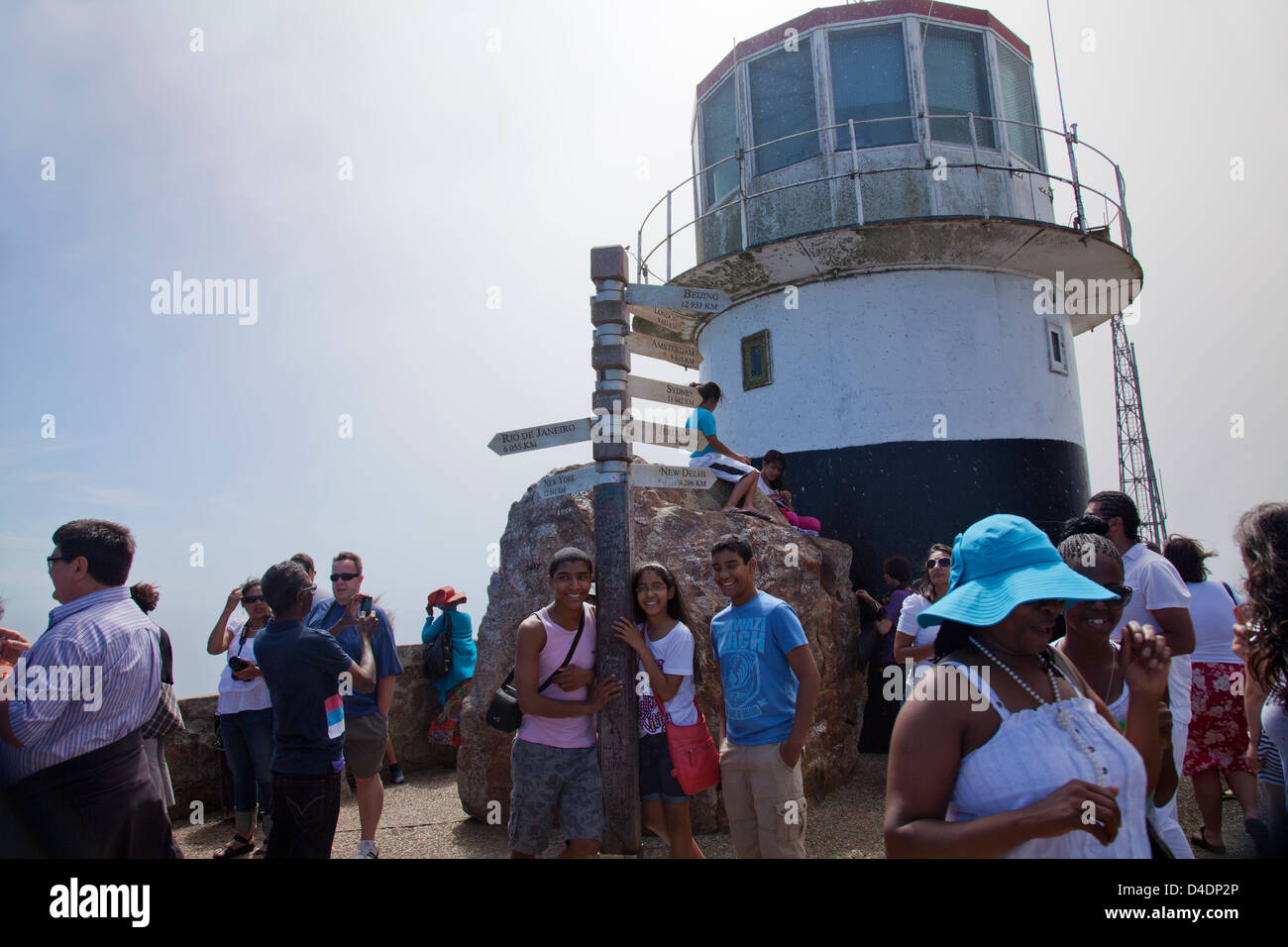 Cape Point Beacon and Direction Pole - Western Cape - South Africa ...