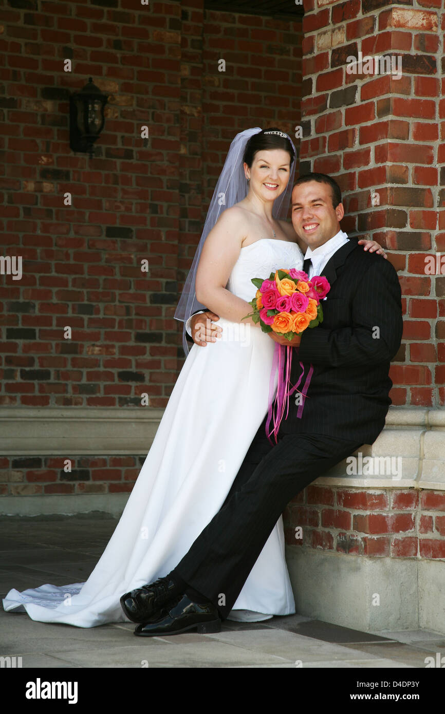 Bride and Groom Stock Photo - Alamy