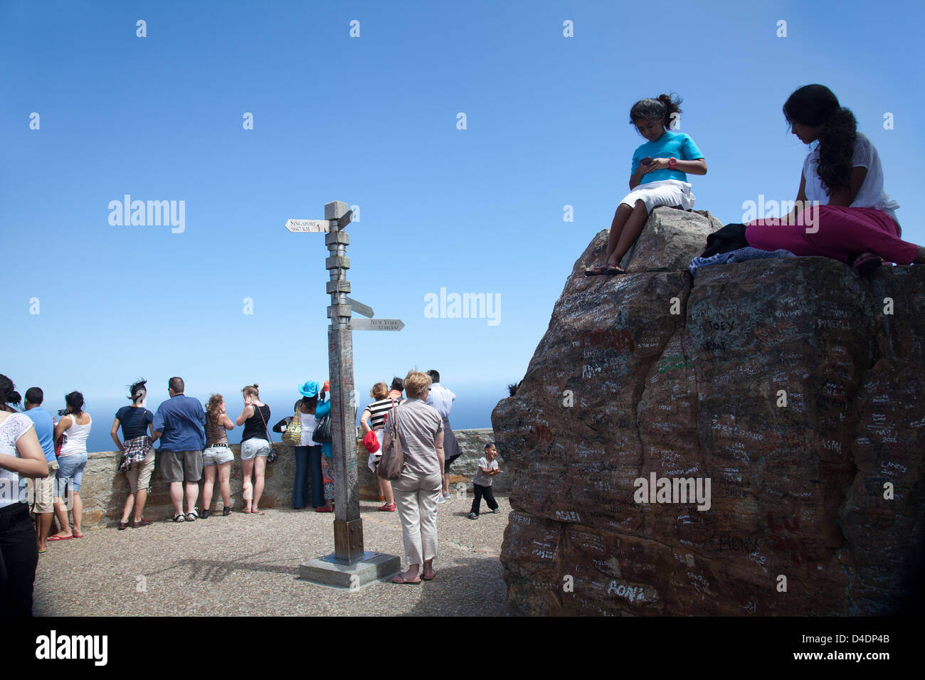 Cape Point Beacon and Direction Pole - Western Cape - South Africa ...