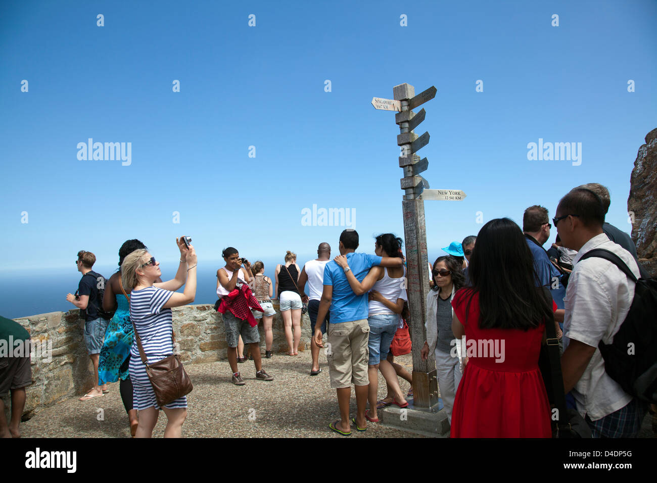 Cape Point Beacon and Direction Pole - Western Cape - South Africa ...