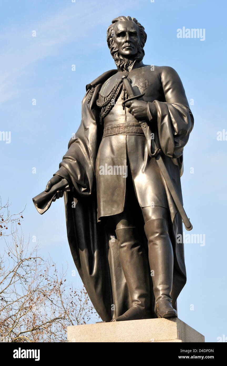 London, England, UK. Statue (by George Gammon, 1856) of General Sir ...