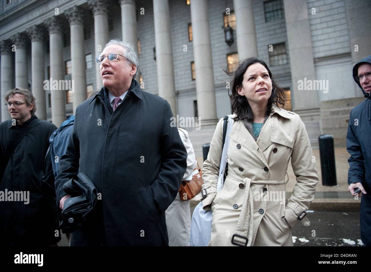 Manhattan, New York, U.S. March 12, 2013. Defense attorneys ROBERT BAUM ...