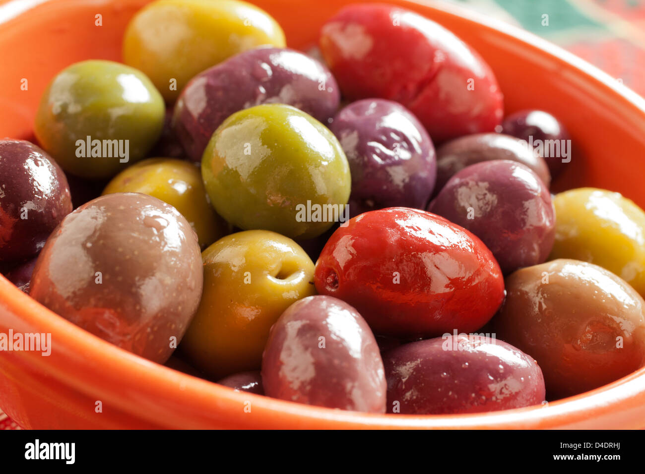 Black green greek olives hi-res stock photography and images - Alamy
