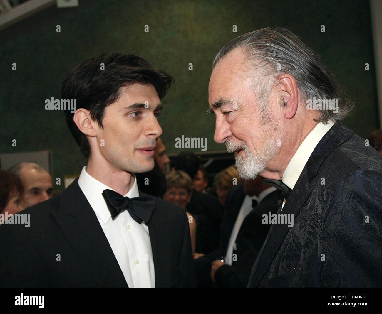 British actors Ben Silverstone (L) and Richar Johnson (R) arrive for ...