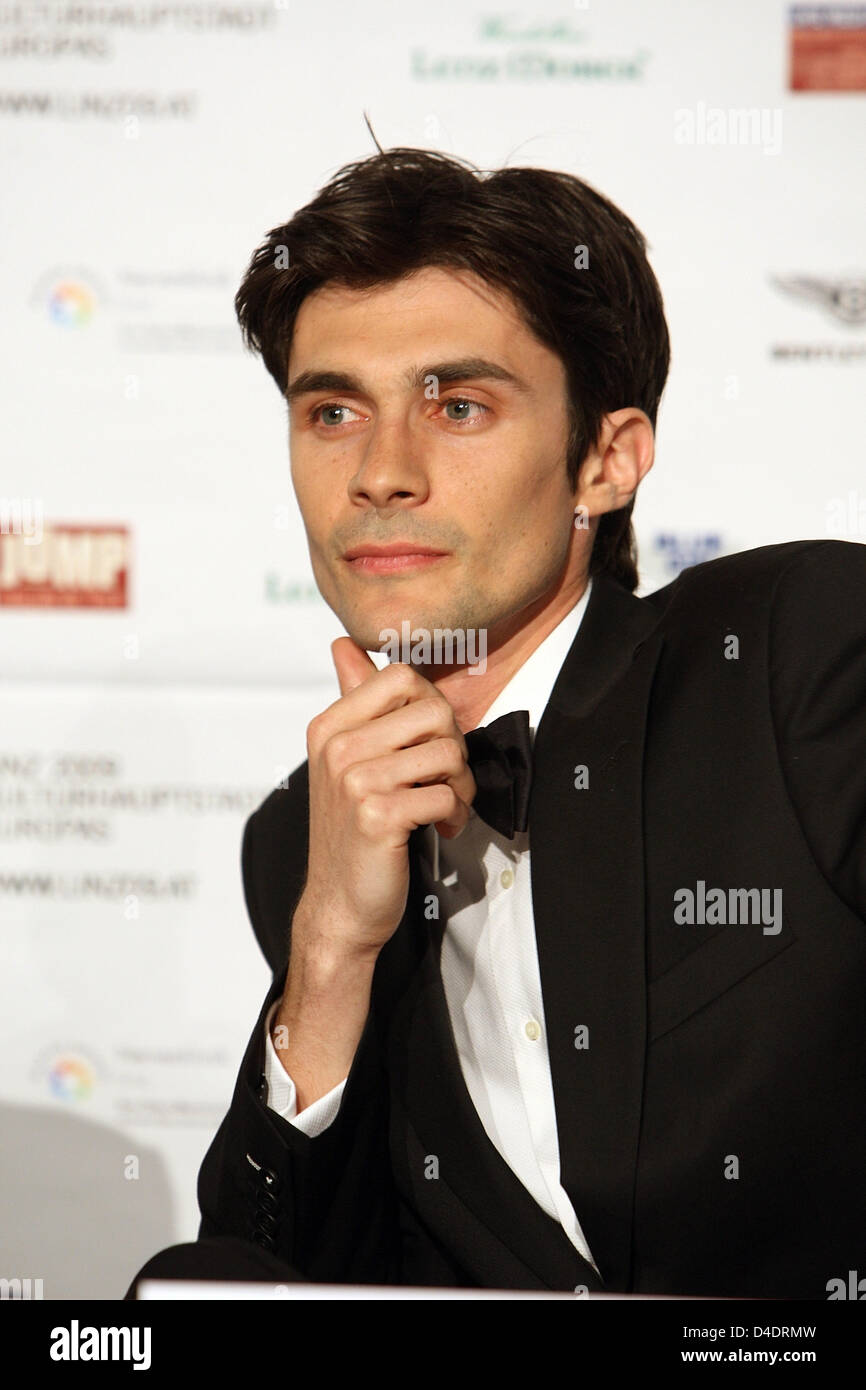 British actor Ben Silverstone pictured at the press conference after ...