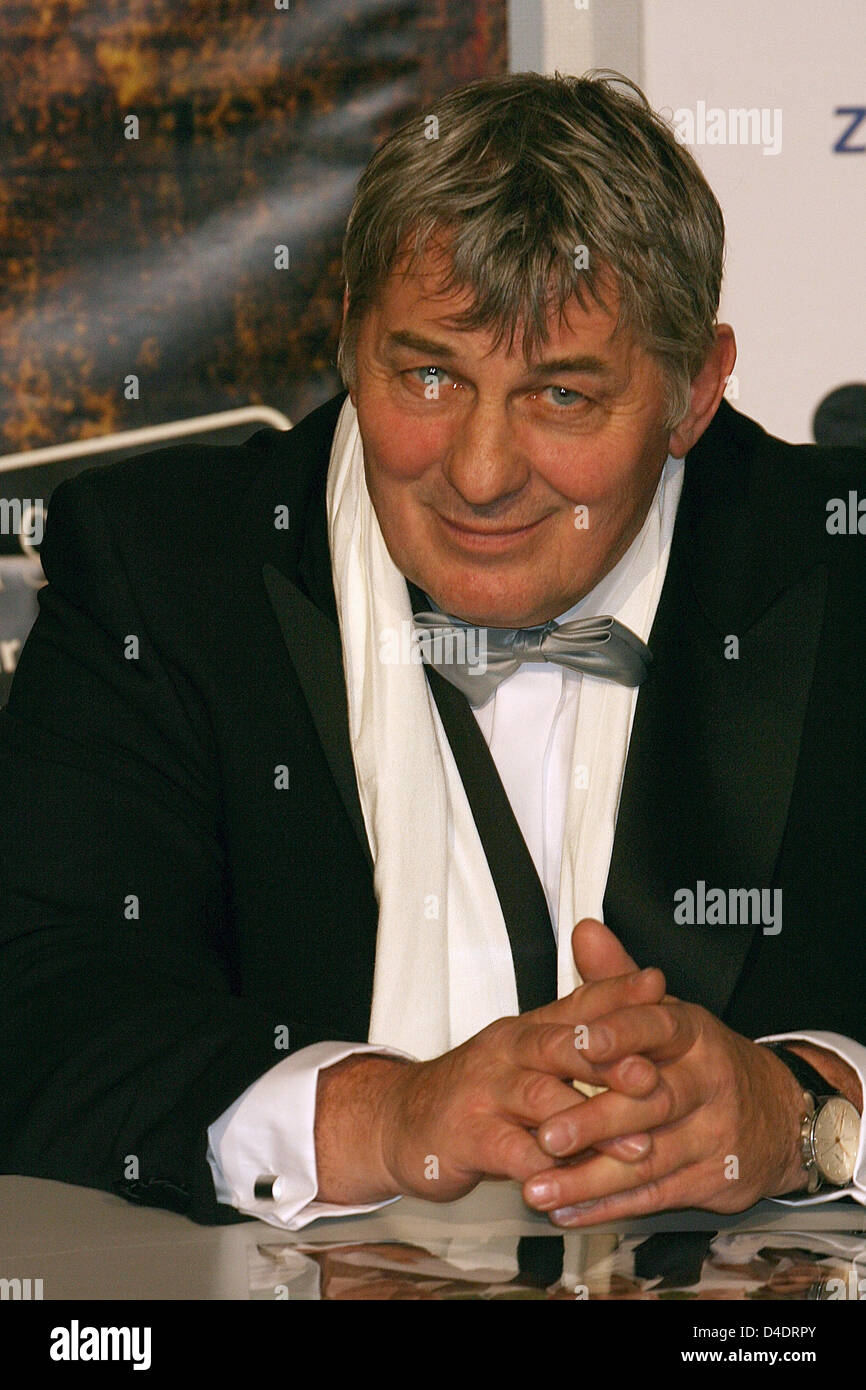 German actor Heinz Hoenig pictured at the press conference after the ...