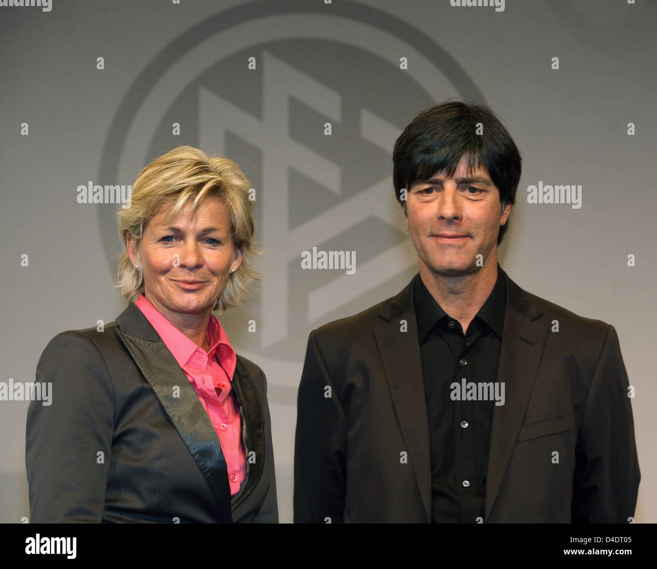 Silvia Neid, head coach of the German women's national soccer team, and ...