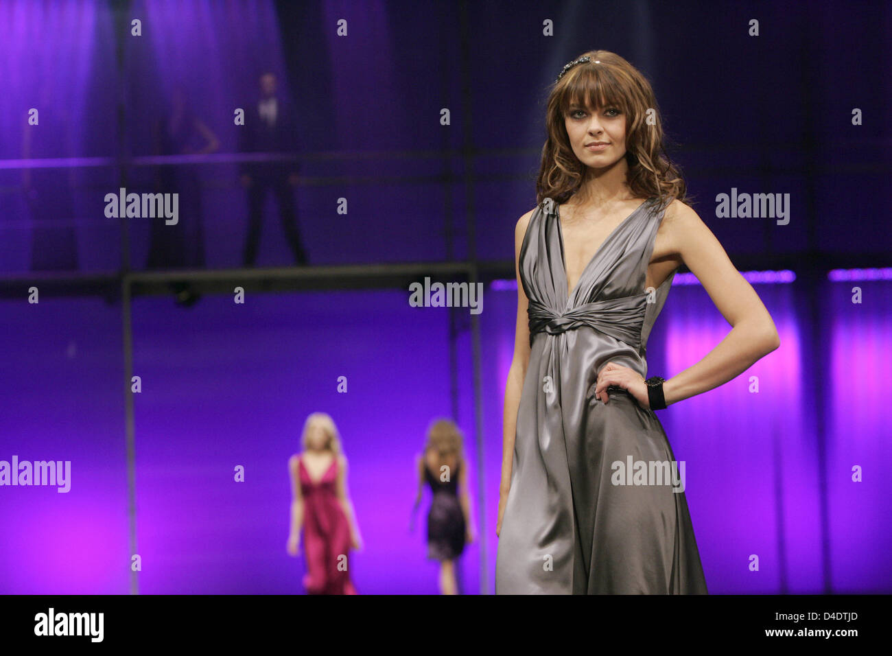 'Germany's Next Topmodel' current season candidate Janina presents the ...