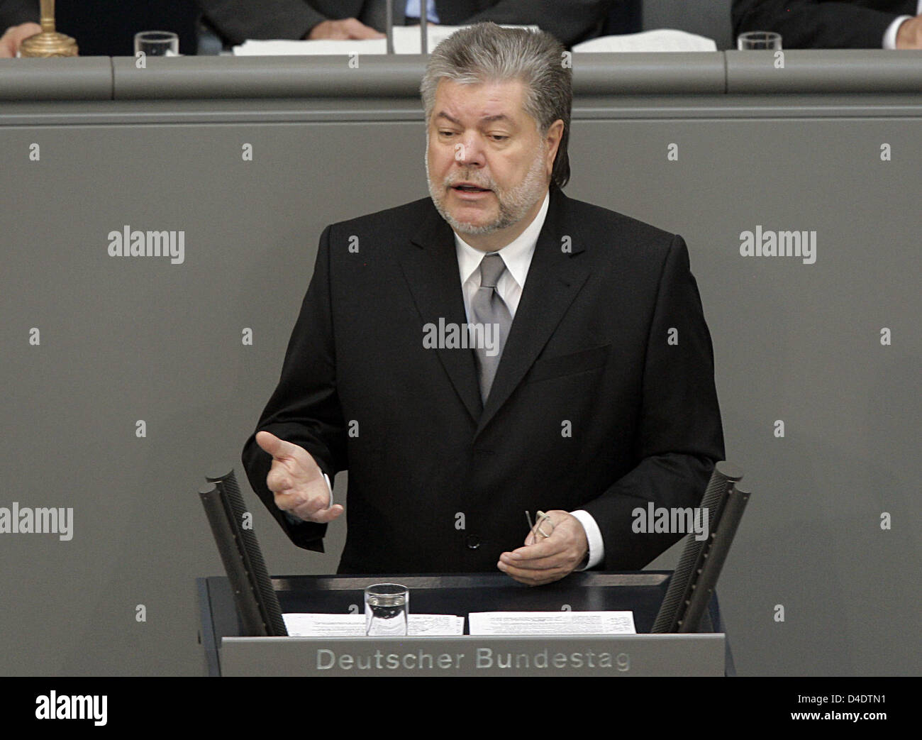 Chairman of the German Social Democratic Party (SPD), Kurt Beck ...