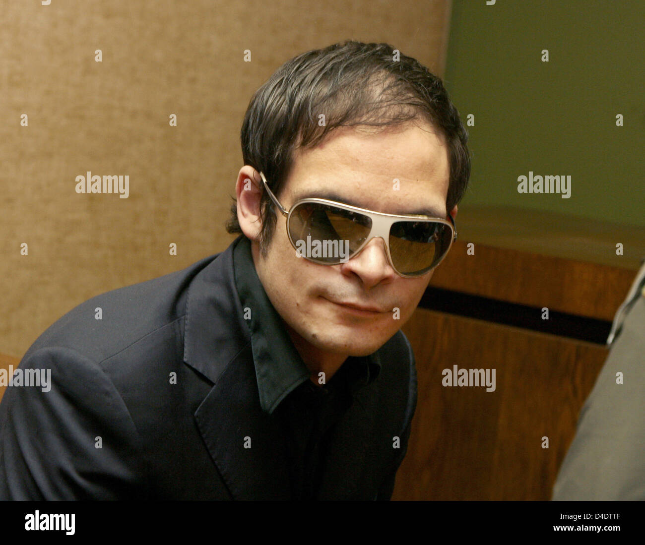German actor Ben Tewaag is pictured at the county court of Munich ...