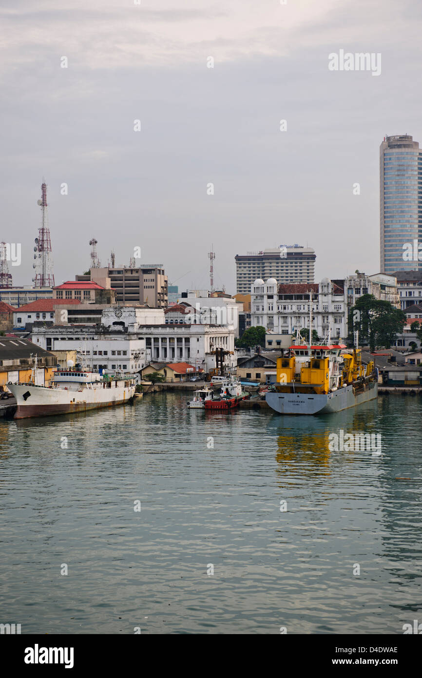 Colombo Port Authority Container Terminal,Gantry Cranes,Ships Unloading ...