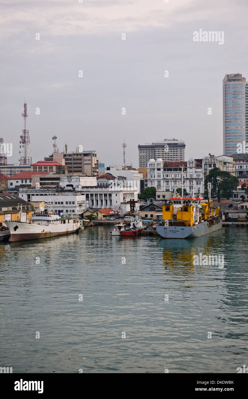 Colombo Port Authority Container Terminal,Gantry Cranes,Ships Unloading ...