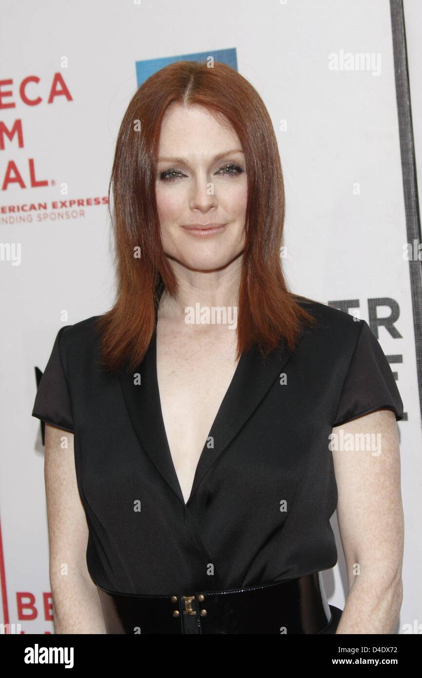 US actress Julianne Moore attends a screening of her film 'Savage Grace ...