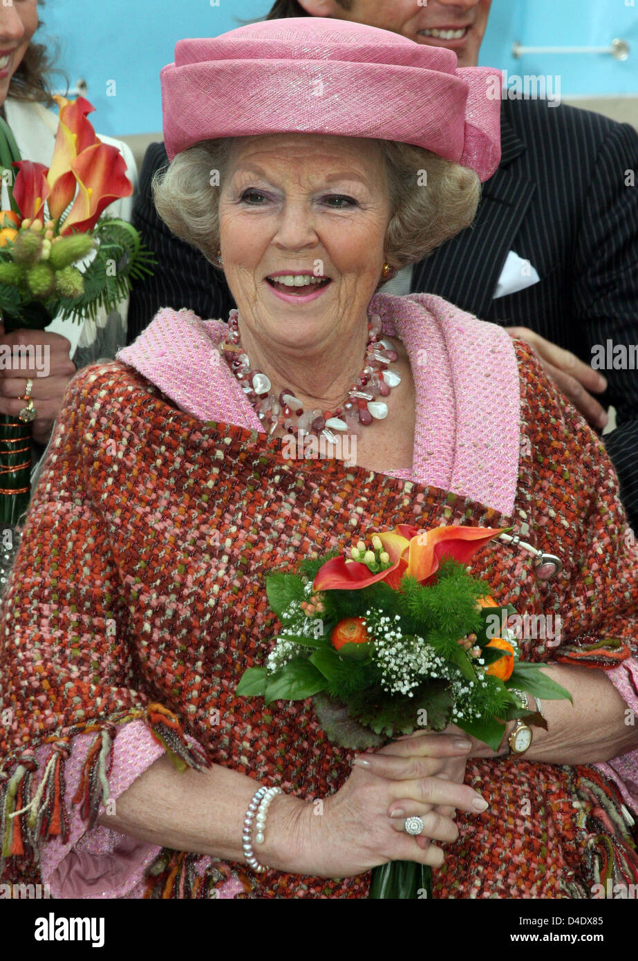 Queen Beatrix of the Netherlands smiles during the celebrations of ...