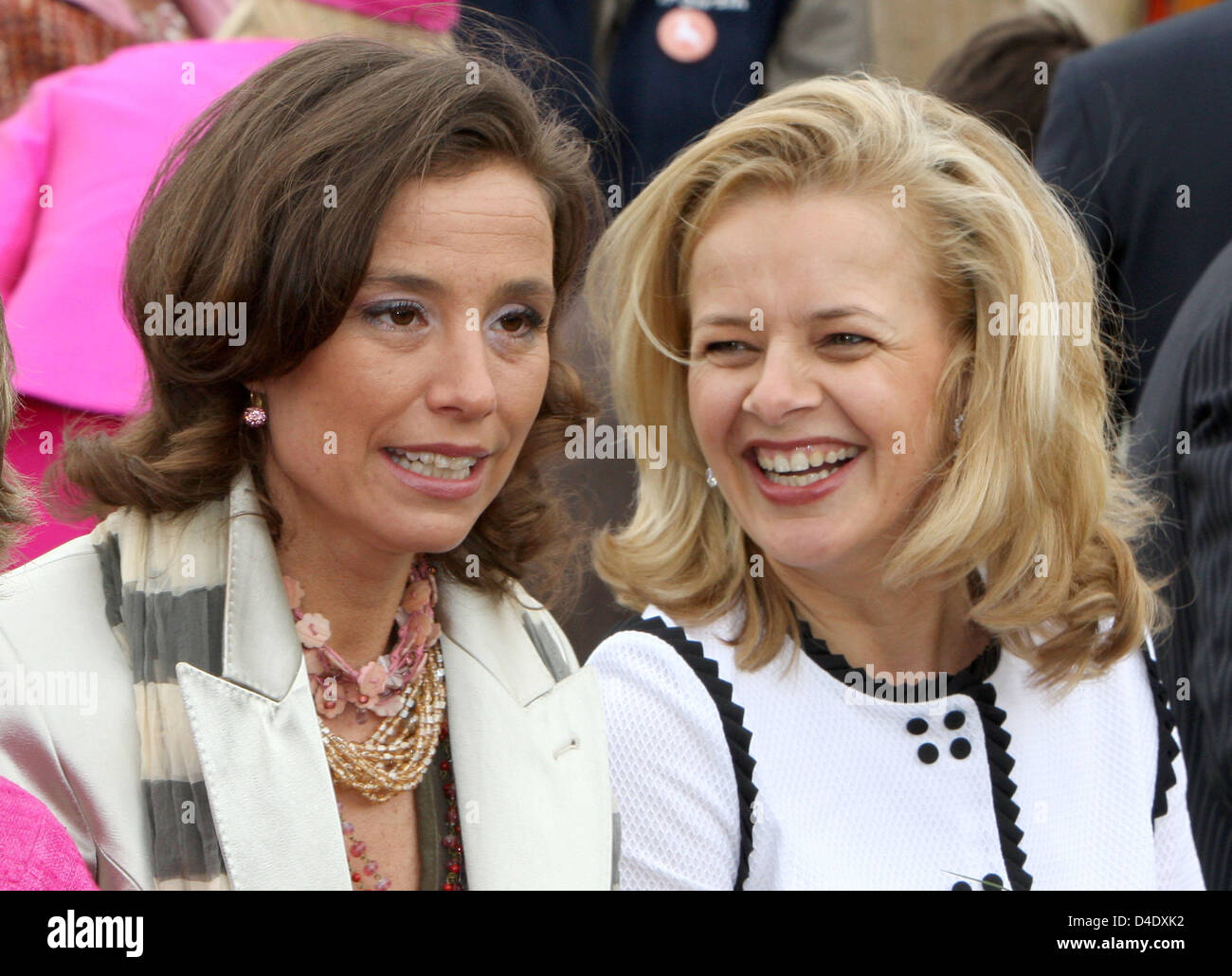 Dutch Princess Marilene and Princess Mabel are pictured at the Queen's ...