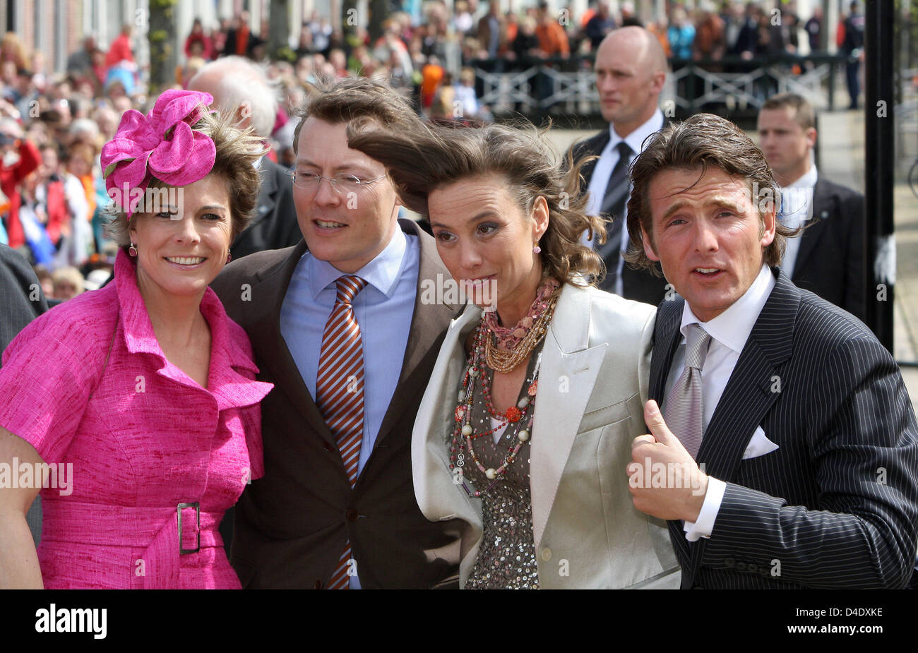 Dutch Princess Laurentien (L-R), her husband Prince Constantijn ...