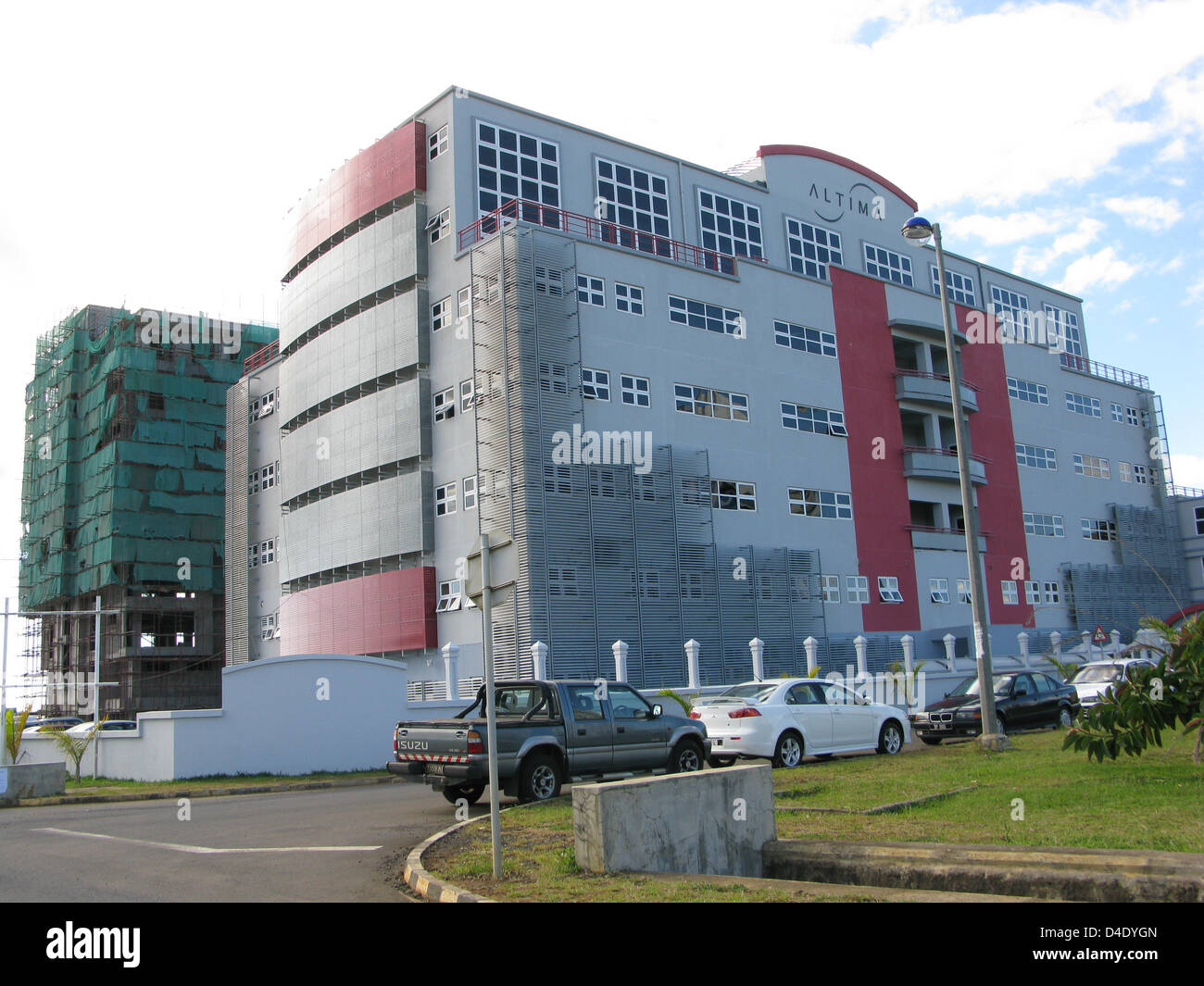 The picture shows buildings of Cybercity near Curepipe, Mauritius, 11 ...
