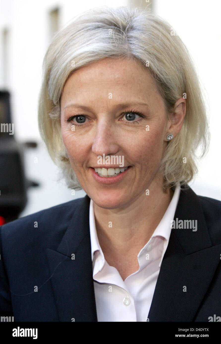 Investment banker Robin Saunders is pictured during a break at the ...