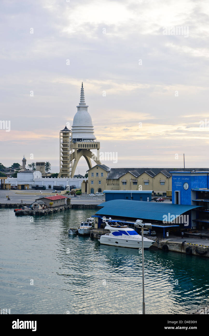 Colombo Port Authority Container Terminal,Gantry Cranes,Ships Unloading ...