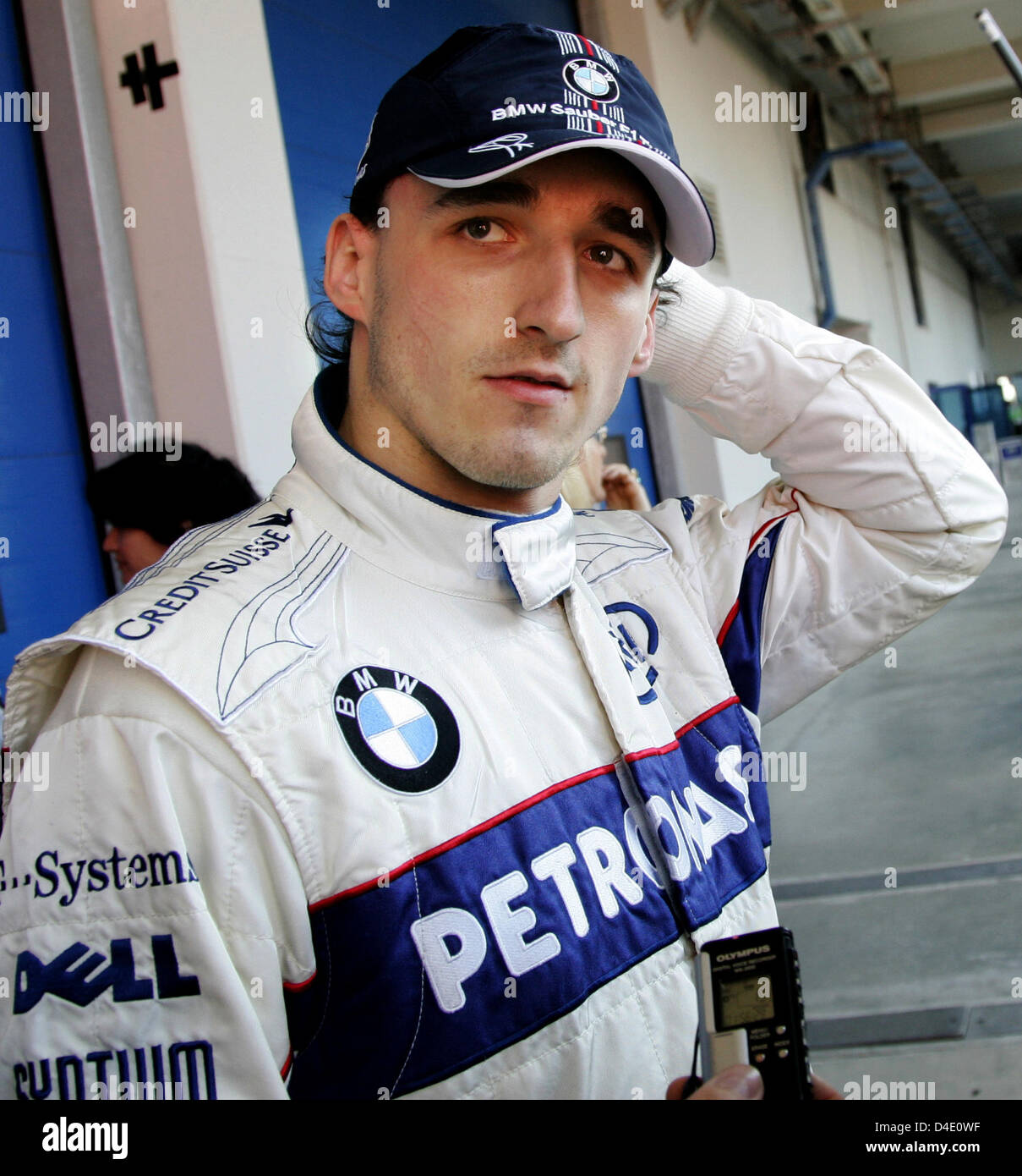 Polish Formula One driver Robert Kubica of BMW Sauber pictured after ...