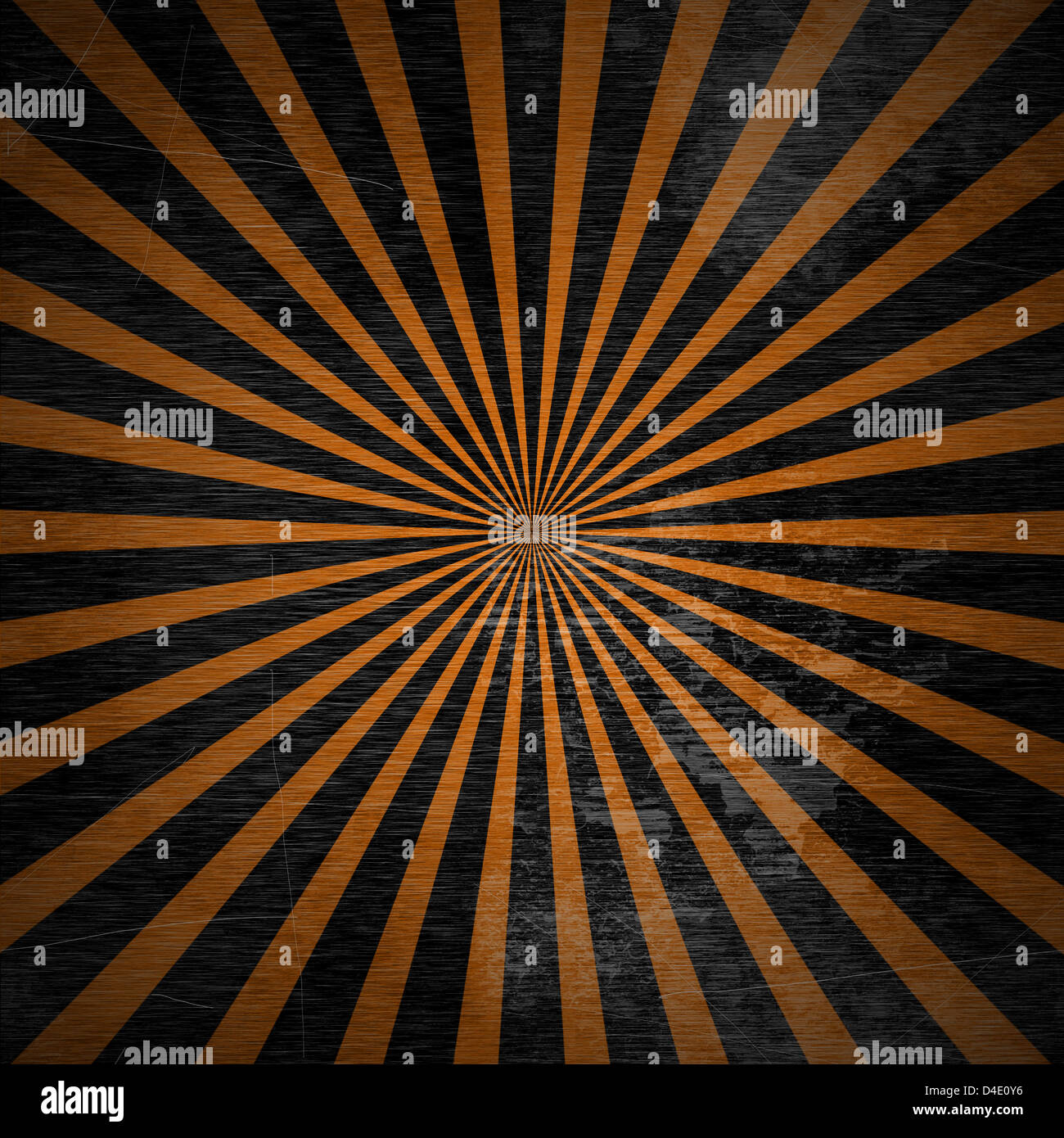 vintage background with colored rays orange and black Stock Photo - Alamy