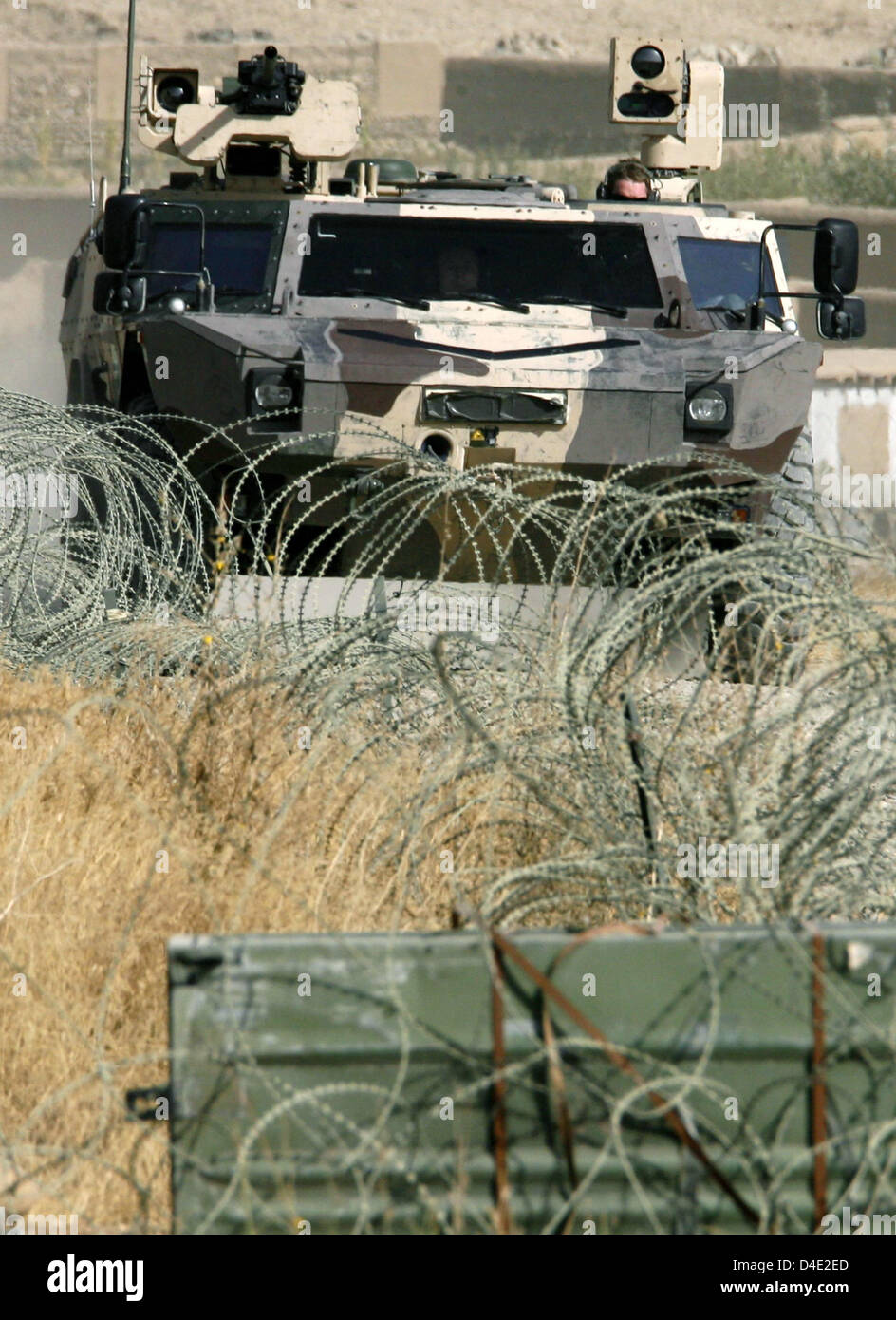 A Light Armoured Reconnaissance Vehicle 'Fennek' of the German ...