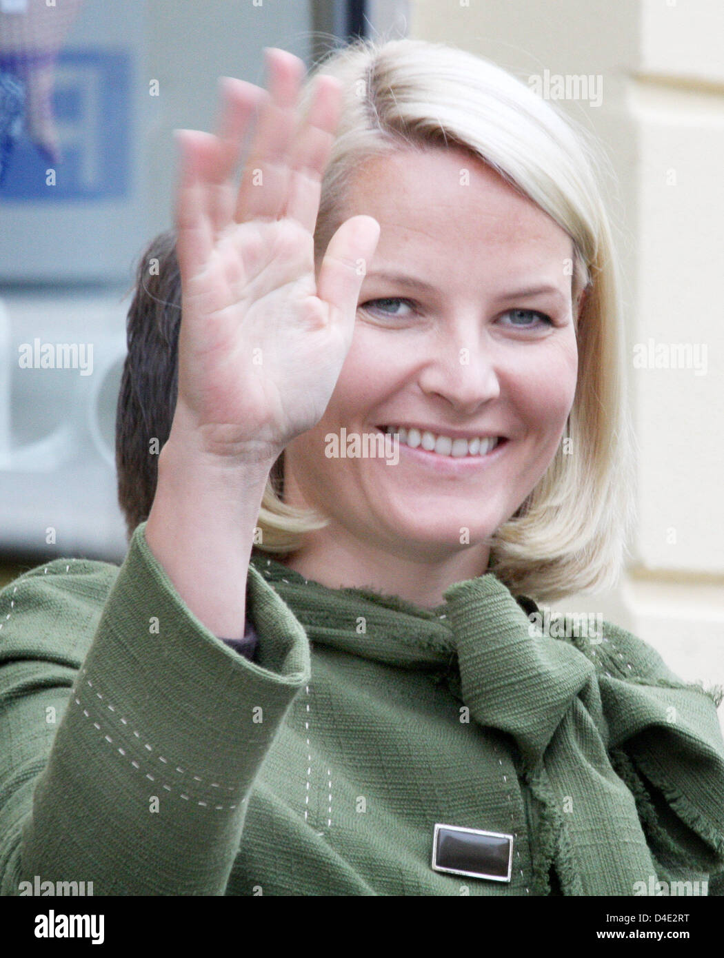 Crown Princess Mette-Marit visits the Telemark gallery in the in ...
