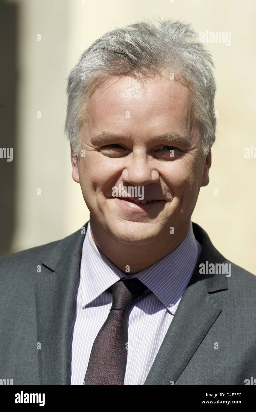 Actor Tim Robbins is pictured after receiving the 2.371st star on the ...