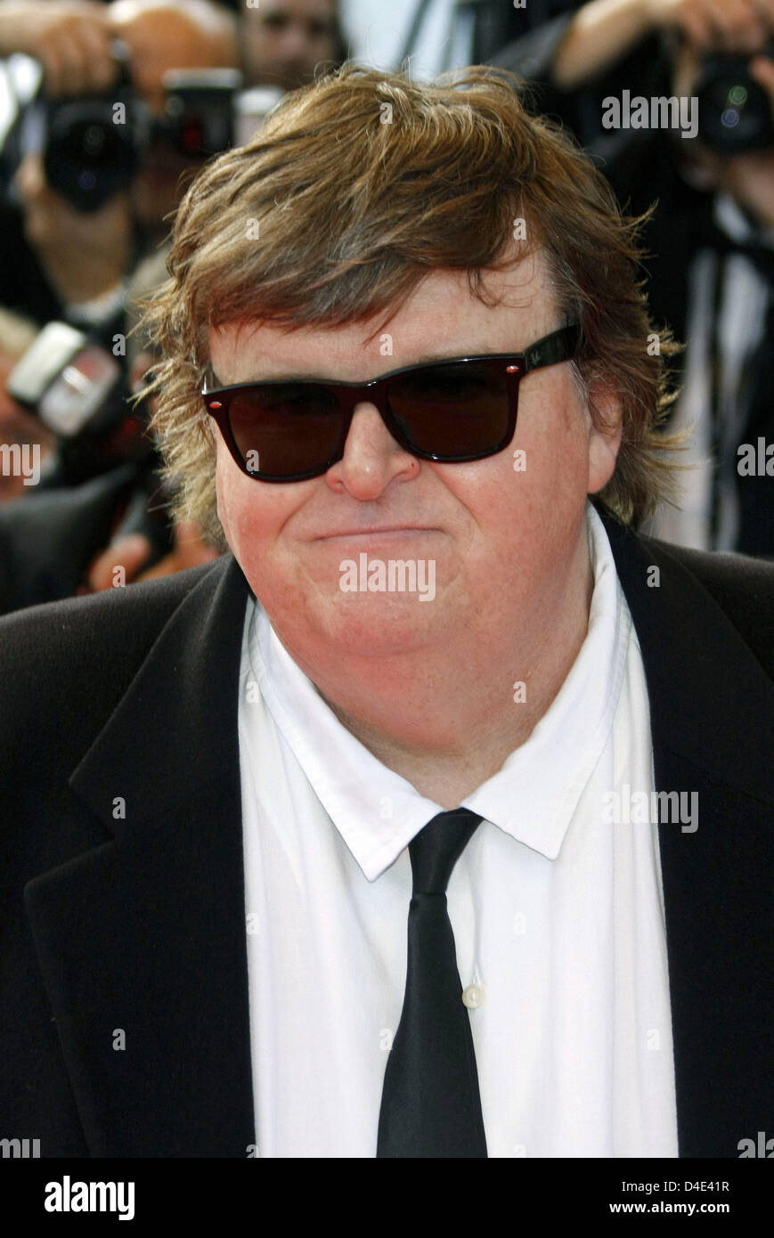 Director Michael Moore arrives at the world premiere of 'Indiana Jones ...