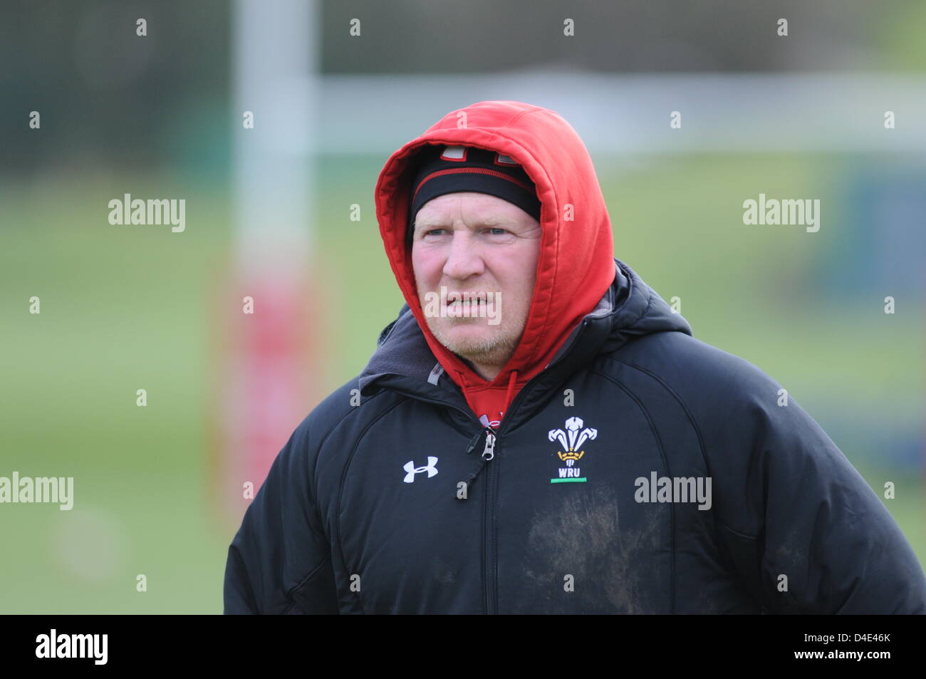 Kicking Coach Neil Jenkins during Wales rugby team training session at ...