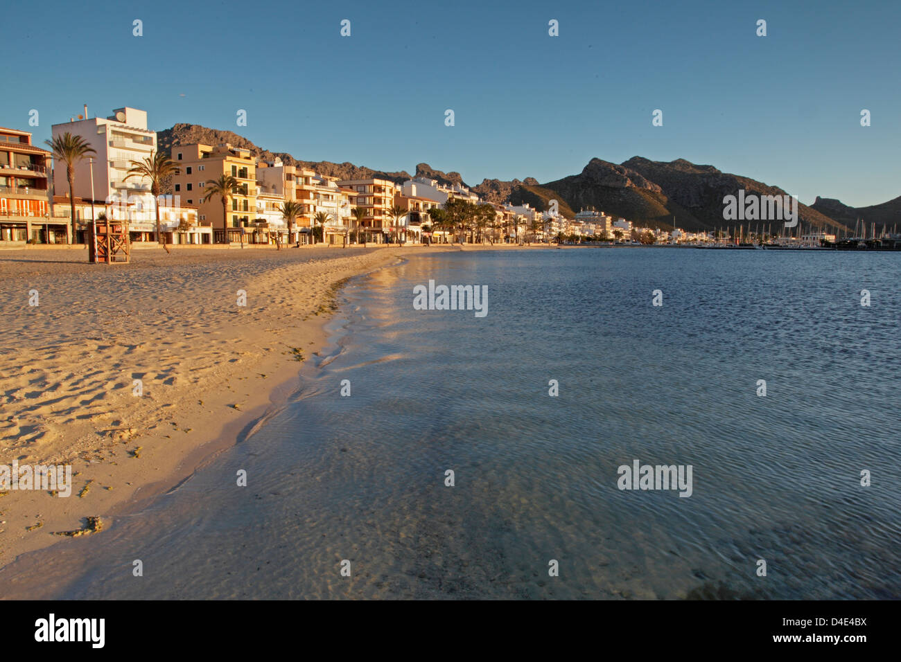 Port de Pollenca beach Stock Photo - Alamy