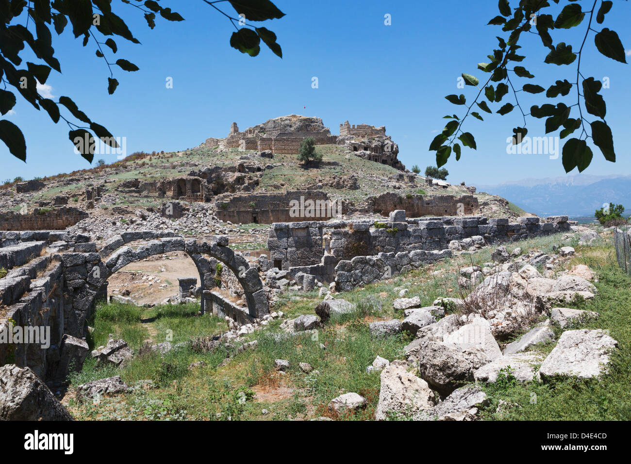 Tlos acropolis hi-res stock photography and images - Alamy