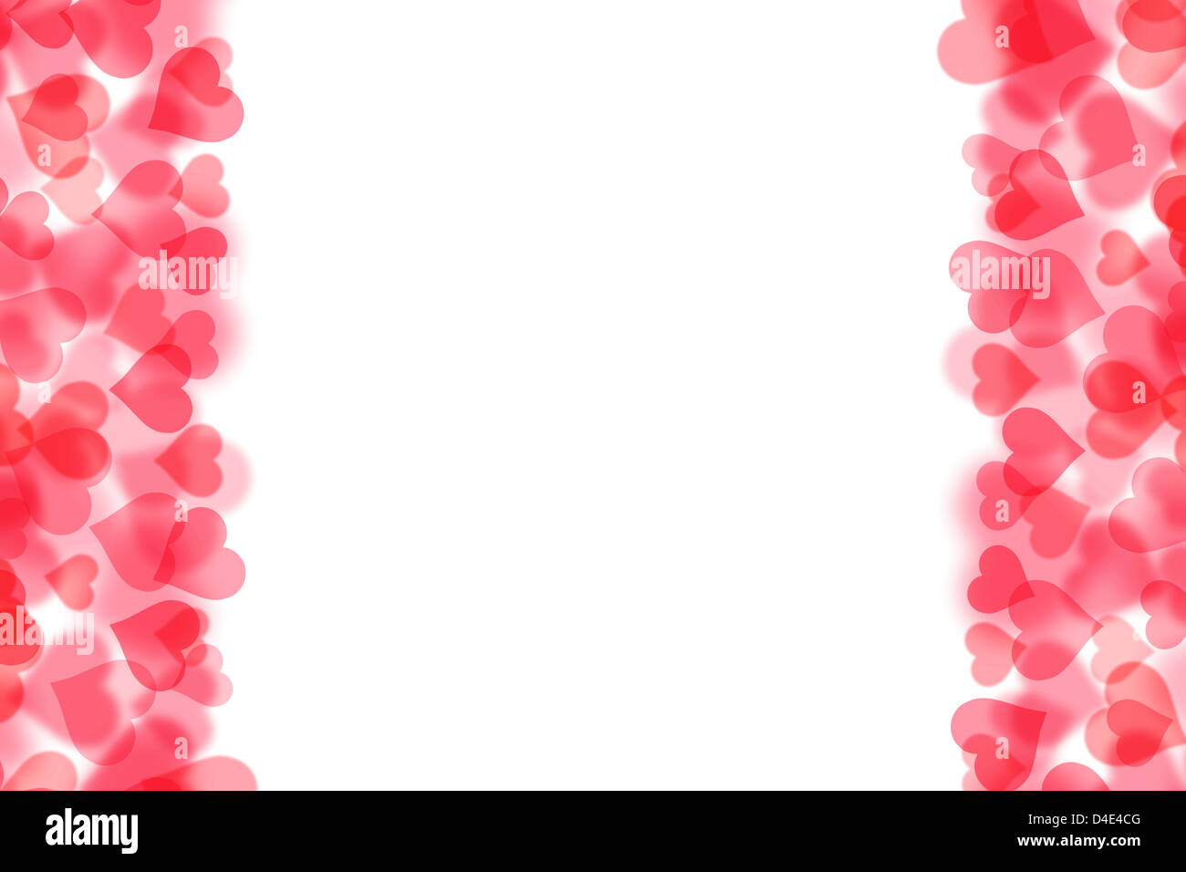 abstract background with hearts and place for text Stock Photo - Alamy