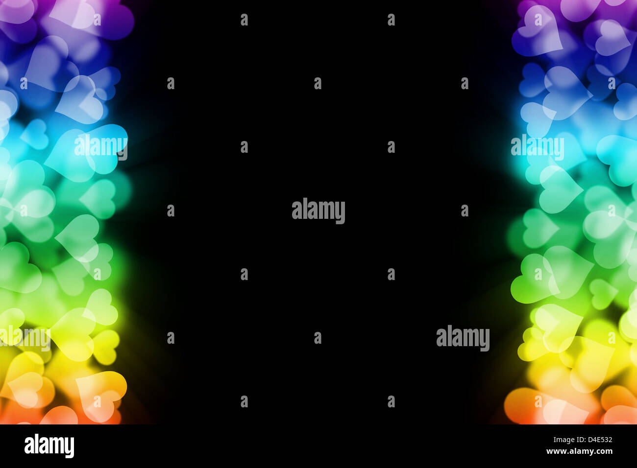 abstract background with hearts and place for text Stock Photo - Alamy