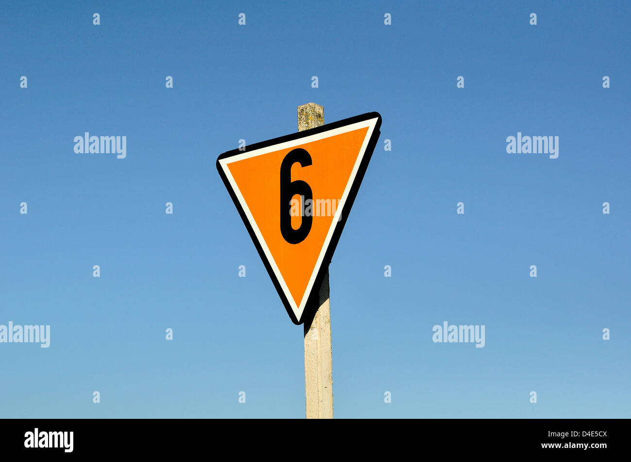 6 sign hi-res stock photography and images - Alamy