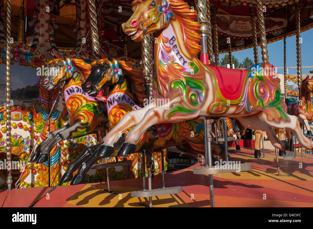 Merry Go Round Stock Photo - Alamy