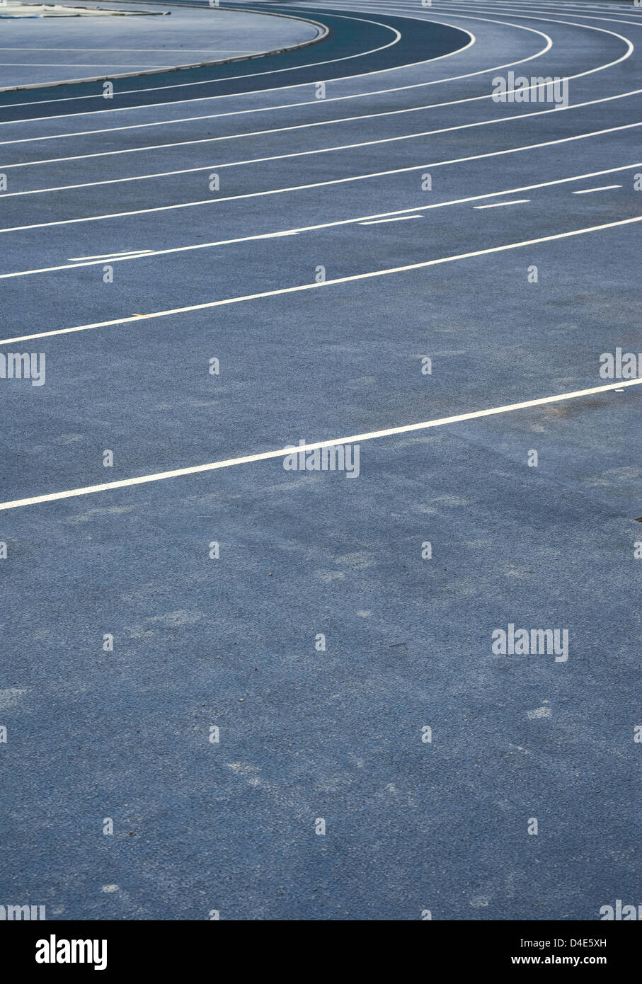 curve blue racing tracks Stock Photo - Alamy