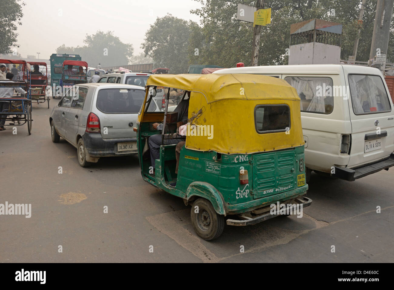 Traffic congestion in Old Delhi, India Stock Photo - Alamy