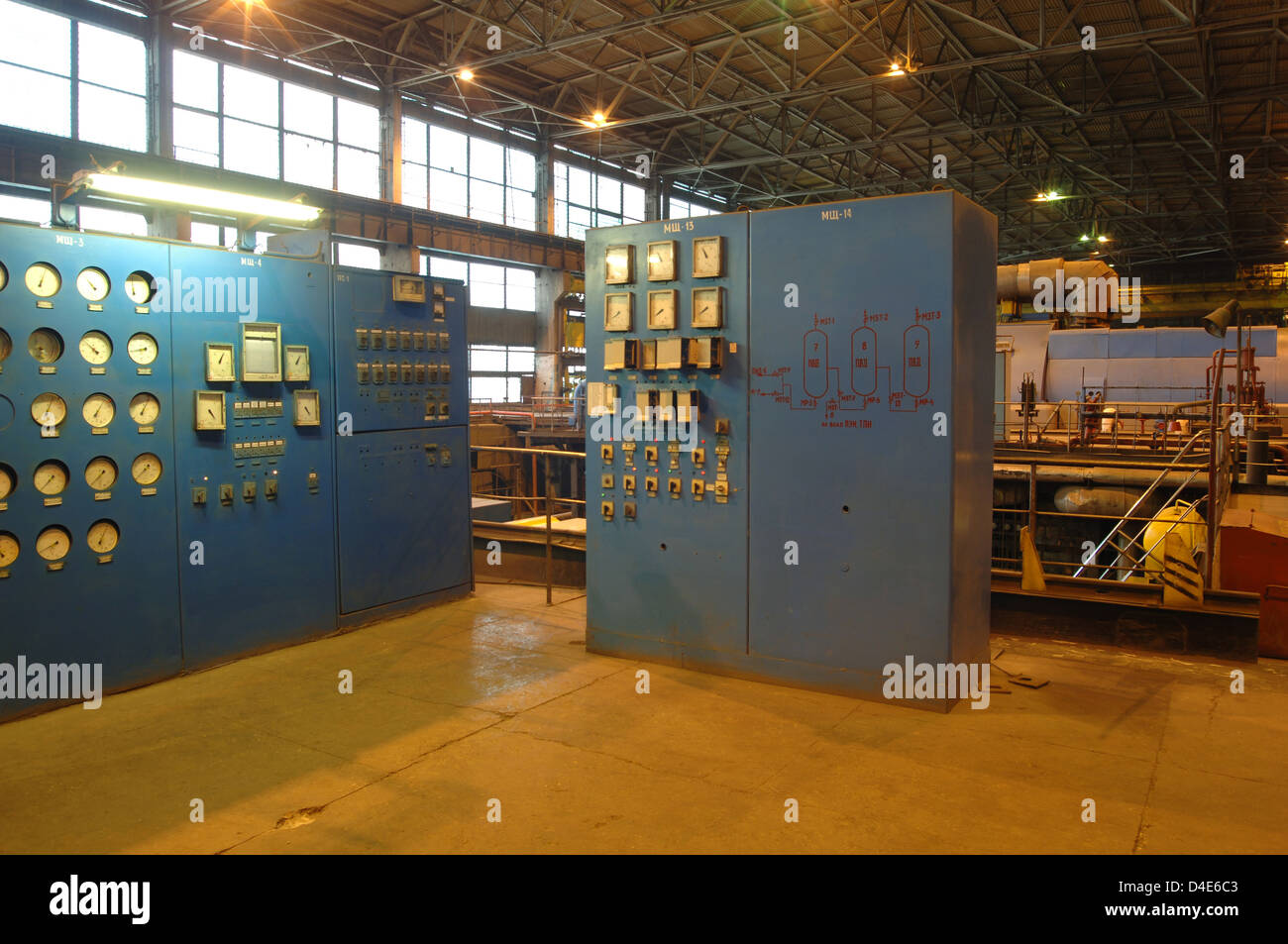 Shop and production equipment at the plant Stock Photo - Alamy