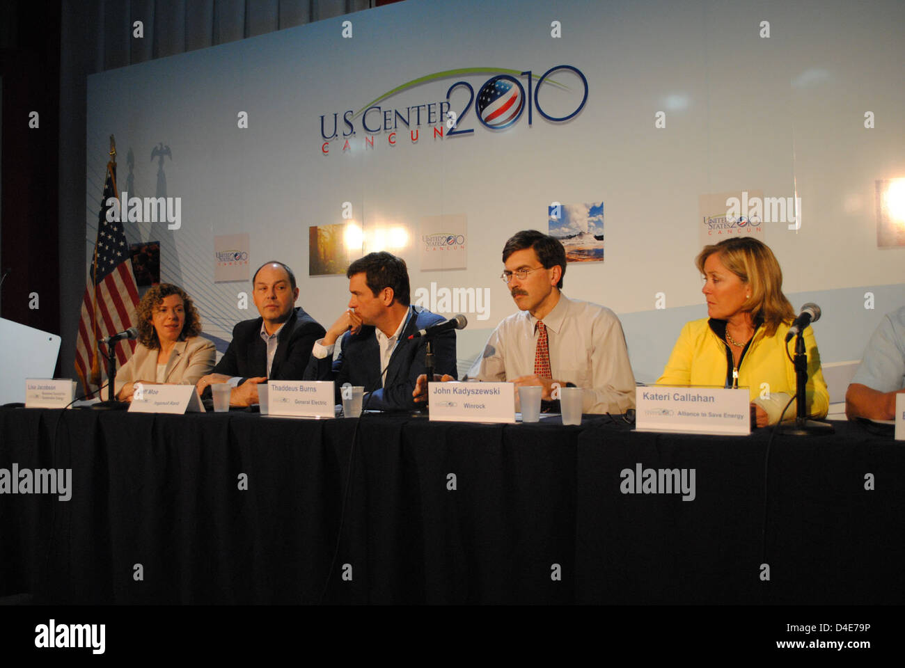 Panelists Respond to Questions Stock Photo - Alamy